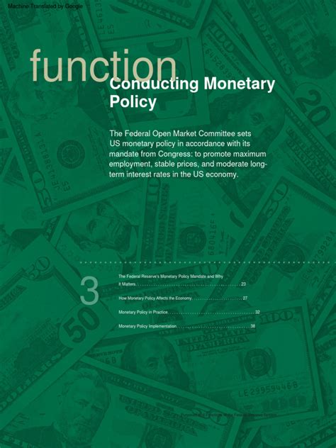 Conducting Monetary Policy Pdf Monetary Policy Federal Open