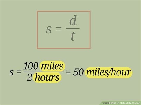 3 Ways To Calculate Speed Wikihow