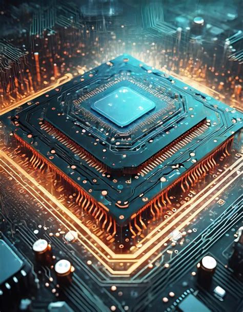 Tecnología De La Placa De Circuitos Procesadores Centrales De