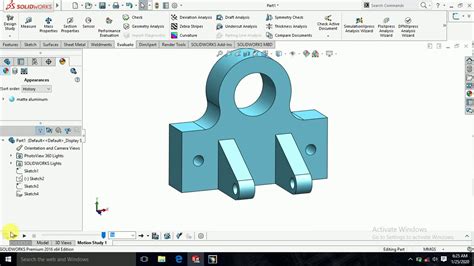 Solidworks Tutorials 3d Part Modelling Practice In Solidworks Youtube