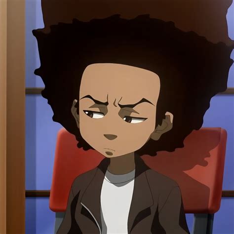 Huey Freeman ⸝⸝ The Boondocks Cartoon Black Anime Characters