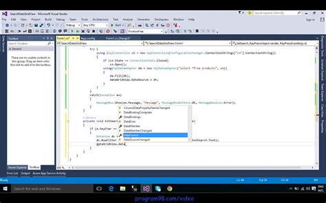 آموزش جستجو در Datagridview از طریق Textbox در سی شارپ آموزش سی شارپ