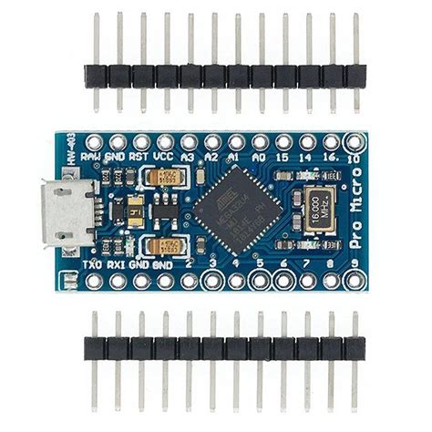 Pro Micro Atmega32u4 5v 16mhz Atmega328 For Arduinopro Mini With 2 Row