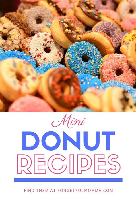 14 easy to make mini donut recipes forgetful momma