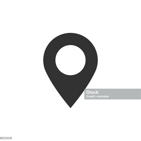 地圖引腳向量圖形及更多一個物體圖片 一個物體 互聯網 位置描述 Istock