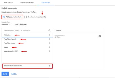 How To Apply Manage Negative Placement In Your Google Ads Account Free DM Tools