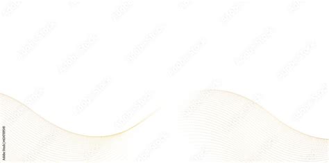 Abstract Gold Gradient Wave Element For Design Digital Frequency Track