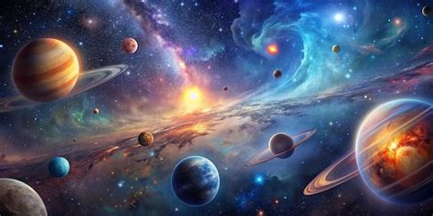 Space Wallpaper Banner Background Stunning View Of A Cosmic Galaxy With