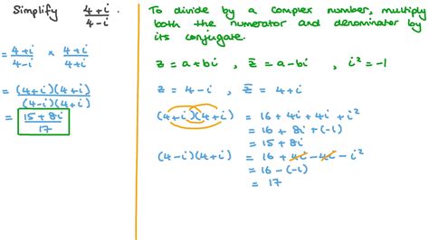 Algebraic Form Of Complex Numbers