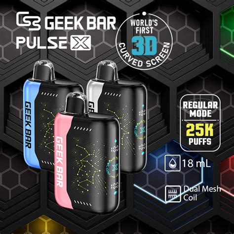 Discover The Exciting Geek Bar Pulse X 25000 Disposable Vape Vapz Vape Wholesale