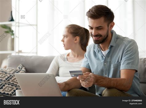 Excited Husband Image Photo Free Trial Bigstock