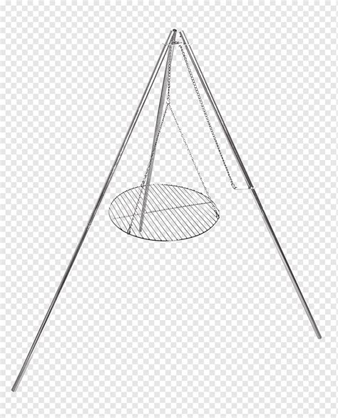 바베큐 캠프 파이어 일회용 그릴 캠핑 하이킹 냄비 바닥재 바베큐 각도 삼각형 Png Pngwing