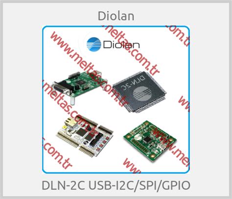dln 2c usb i2c spi gpio diolan türkiye