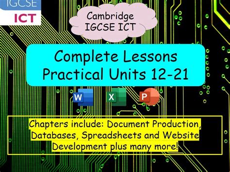 cambridge igcse ict all practical c13 21 bundle doc production