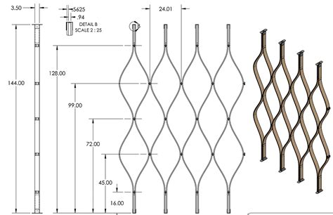 Wooden Lattice System Cubic Visual Systems
