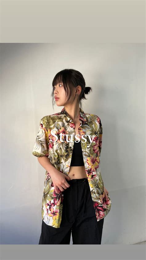 스투시 스투시 하와이안 썸머 셔츠 후루츠패밀리 위시버킷