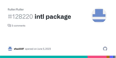 Intl Package · Issue 128220 · Flutterflutter · Github