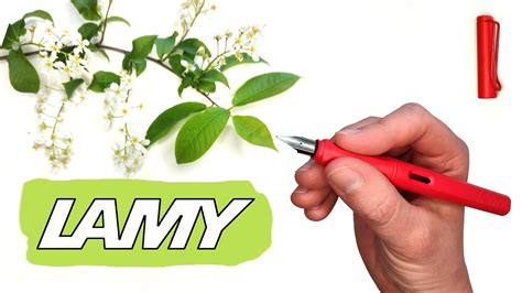 Тест-драйв перьевой ручки LAMY Safari - YouTube