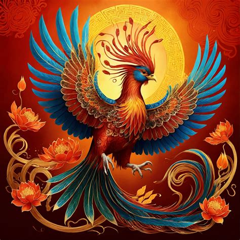 Phoenix A Sacred Bird In Chinese Mythology Seaart Ai