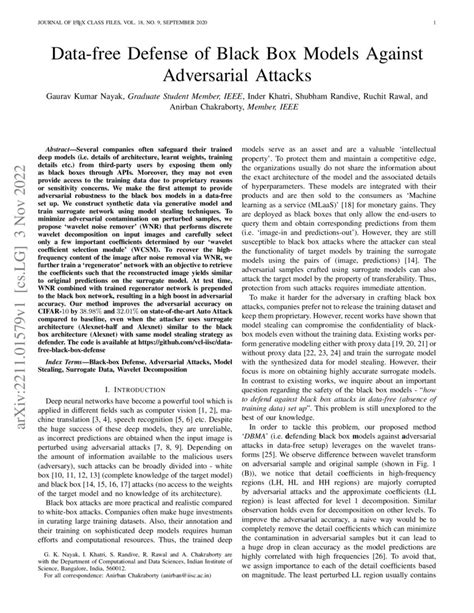 data free defense of black box models against adversarial attacks deepai