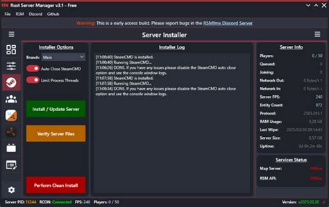 rust server manager fmx tools codefling