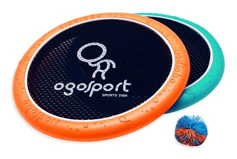 OgoSport OgoDisk Mini Kids' 2-Player Bouncy Flying Disc/Frisbee & Koosh ...