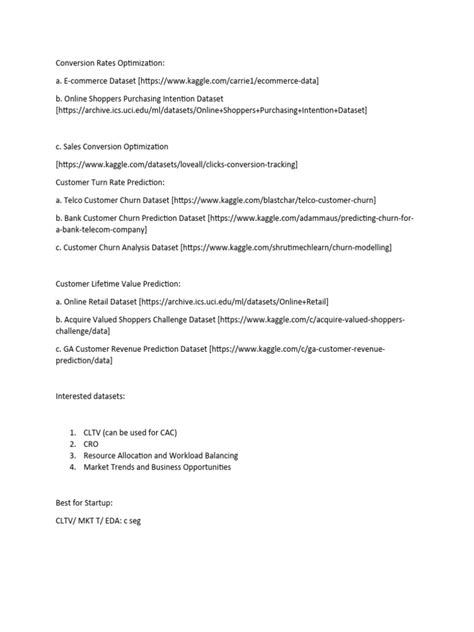 Clustering Techniques And Datasets Pdf Market Segmentation E Commerce