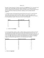 SPSS Lab 4 1 Docx SPSS Lab 4 Reminder Change Language In Example As