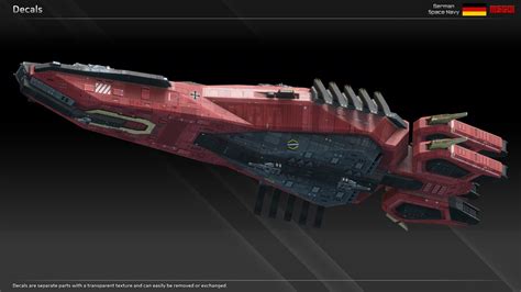 Spaceship Gsn Wodan Class Strike Cruiser