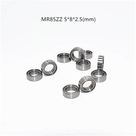mr85zz Миниатюрный подшипник 10 шт., 5*8*2,5 (мм), хромированная сталь ...