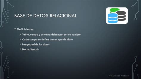 Cultura Y Tic InformÁtica Base De Datos