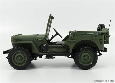 NOREV 189013 Scale 1 18 JEEP WILLYS CABRIOLET OPEN 1942 MILITARY GREEN