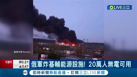 俄軍炸基輔能源設施 20萬人無電可用 俄軍加大攻擊 瞄準烏克蘭多地電力設施 普丁大讚報復行動｜記者 林芷綺｜【國際大現場