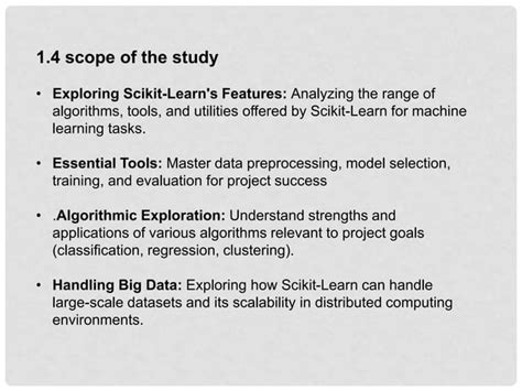 Vtu Technical Seminar Th Sem On Scikit Learn Ppt