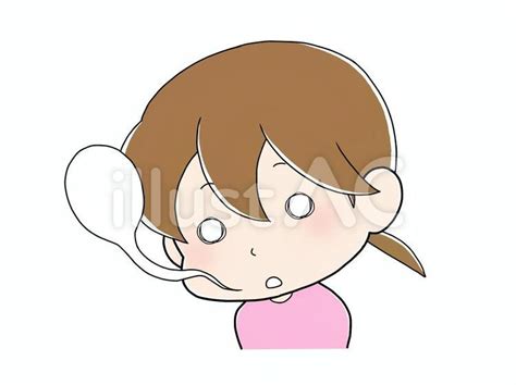 魂が抜けた女性イラスト No 23147820｜無料イラスト・フリー素材なら「イラストac」