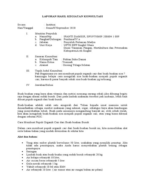 Membuat Pupuk Organik Cair Pdf