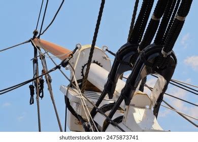 Closeup Bowsprit Uss Constitution Frigate First Stock Photo 2475873741
