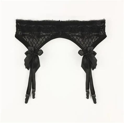 Ladies Sheer Intimates Female Stockings Set Sexy Lingerie Hot Lace Top