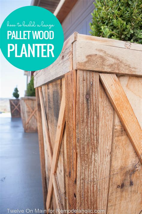 Planters Made From Pallets Pallet Planter Boxes Diy You Need To Try