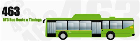 463 Dtc Delhi City Bus Route And Timings Dtc 463 Route Map First And Last Bus