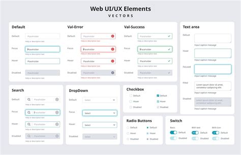 Premium Vector Web Design Ui Elements Ui Ux Design Elements For Web