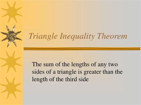 PPT Triangle Inequality Theorem Rules And Examples PowerPoint Presentation ID