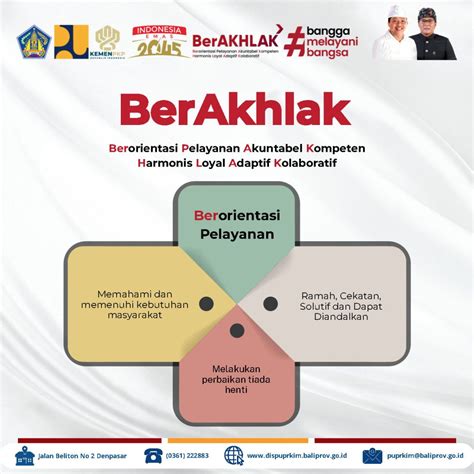 Penjelasan Dan Contoh Prilaku Core Values Asn Berakhlak Puprkim Bali Dinas Pekerjaan Umum