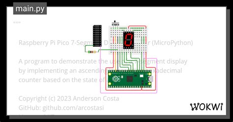 Segment Display Counter Copy Wokwi ESP STM Arduino Simulator
