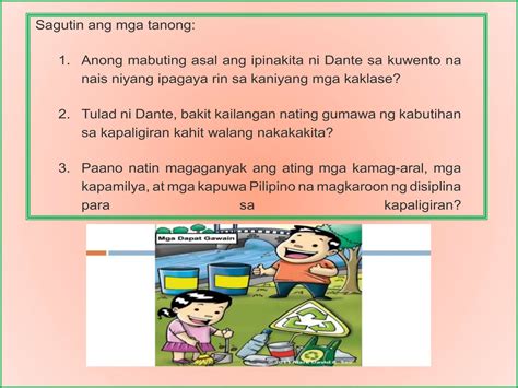 Esp 4 Ppt Q3 Aralin 5 Sariling Disiplina Sa Pagsunod Sa Mga Bataspptx