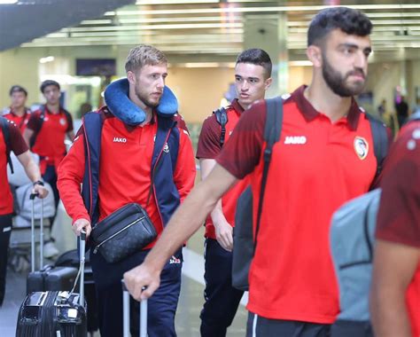 وفد المنتخب الأولمبي السوري يصل بغداد