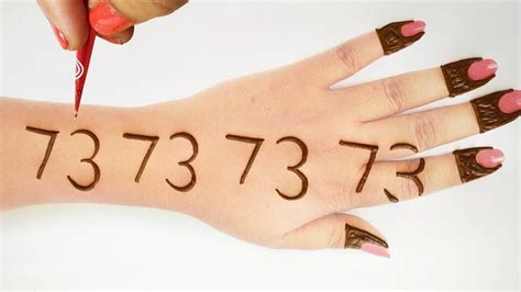 दुनिया की सबसे आसान मेहँदी ट्रिक ज़रूर देखे 737373 Trick Mehndi