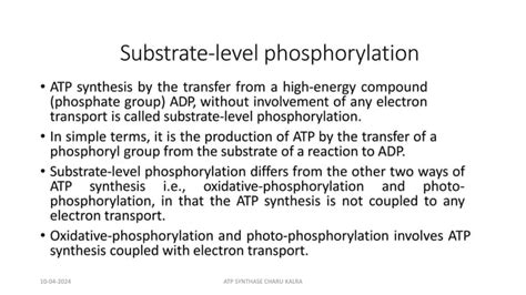 Atp Synthase Structure Atp Synthesis Pptx