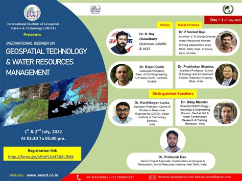 Pdf Geospatial Technology And Water Resources Management