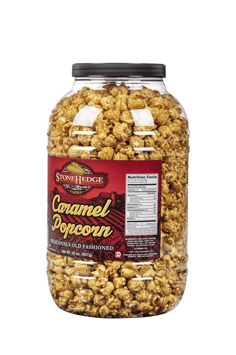 Caramel Popcorn Barrel Barcelona Nut Company And Stonehedge Farms